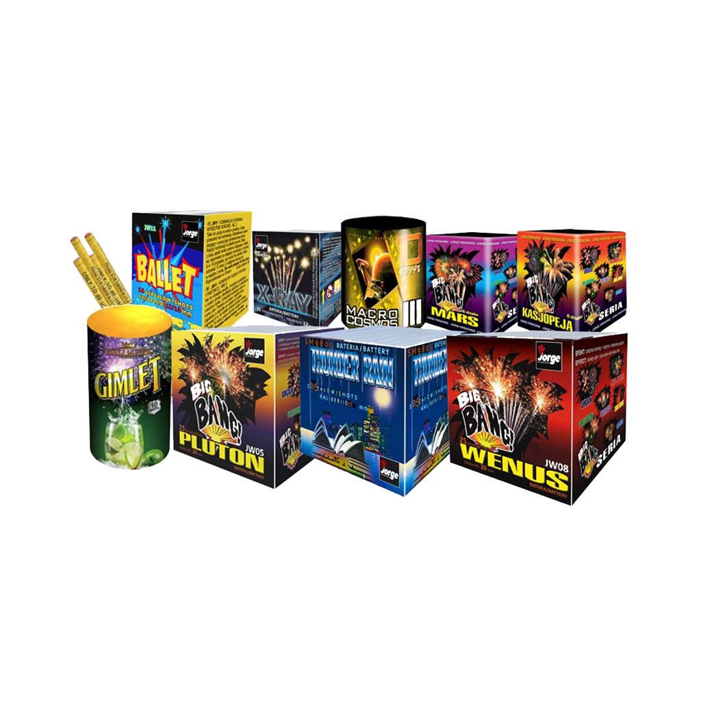 Garden Fireworks Barrage Pack - lovefireworks.co.uk