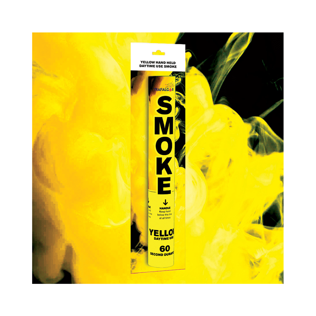 Mellow Yellow Smoke 60 seconds - lovefireworks.co.uk