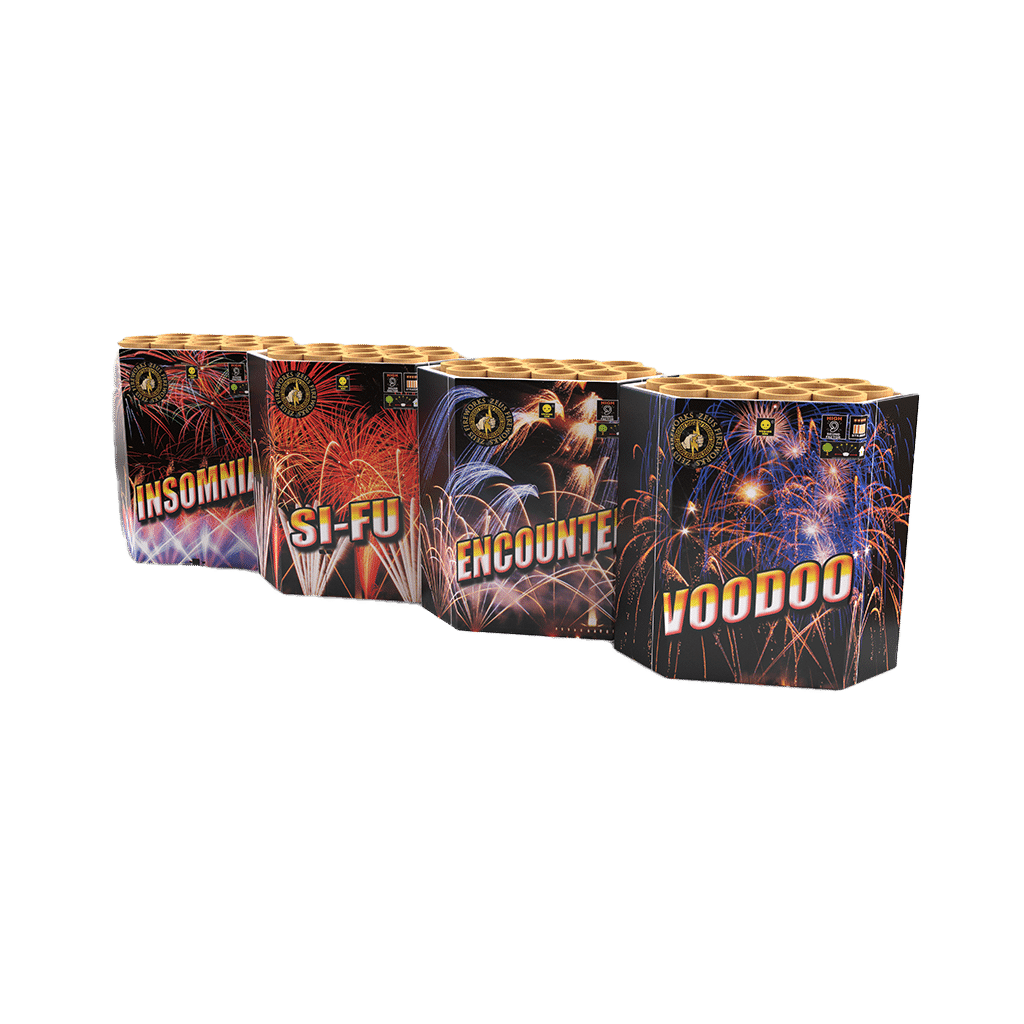 Super Four Assortment 4 Pack - lovefireworks.co.uk