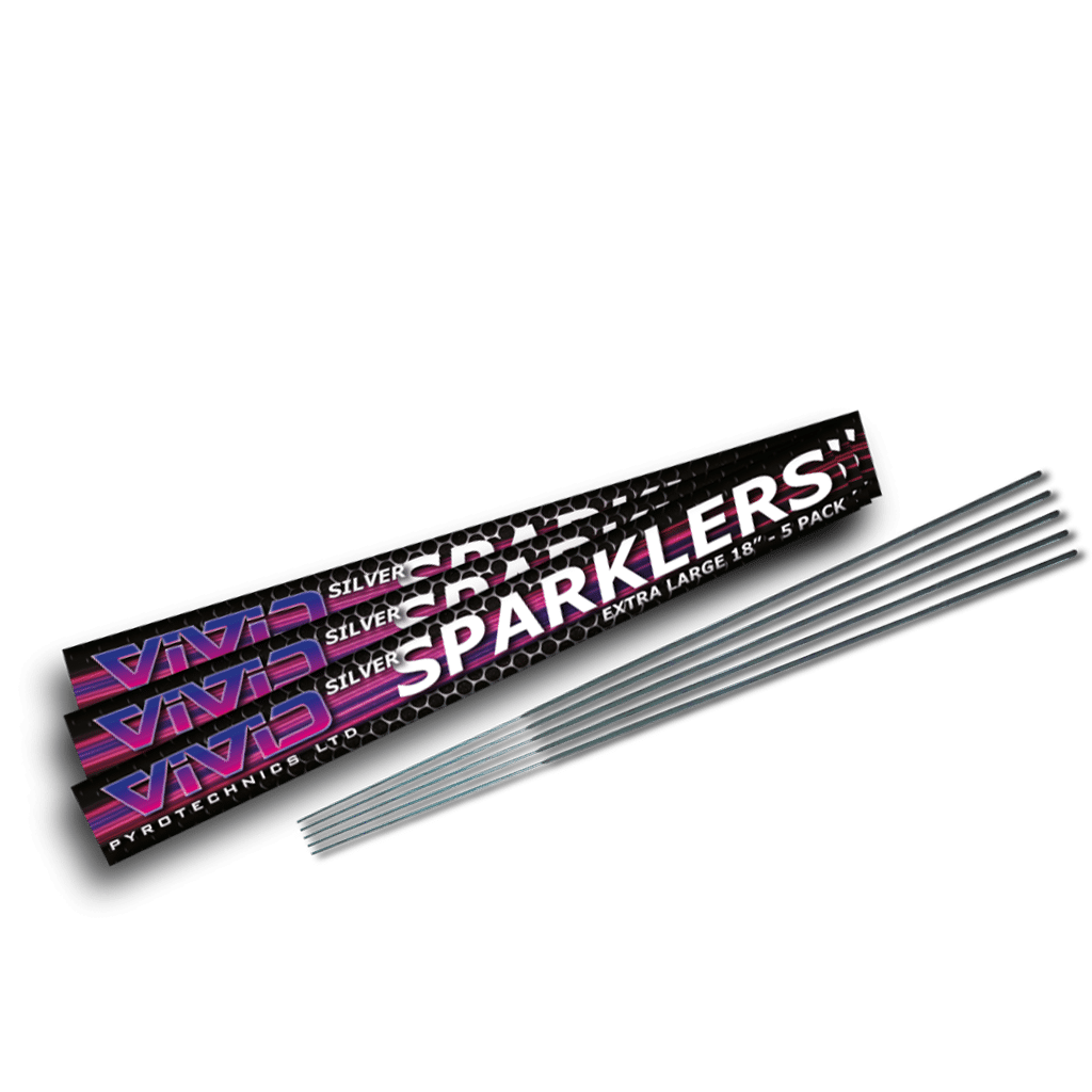 Special 18 inch Silver Sparklers - lovefireworks.co.uk