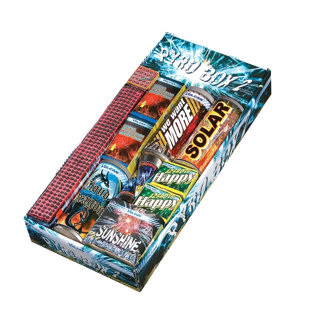 Brilliant Pyro box 2 by Vulcan Fireworks - lovefireworks.co.uk