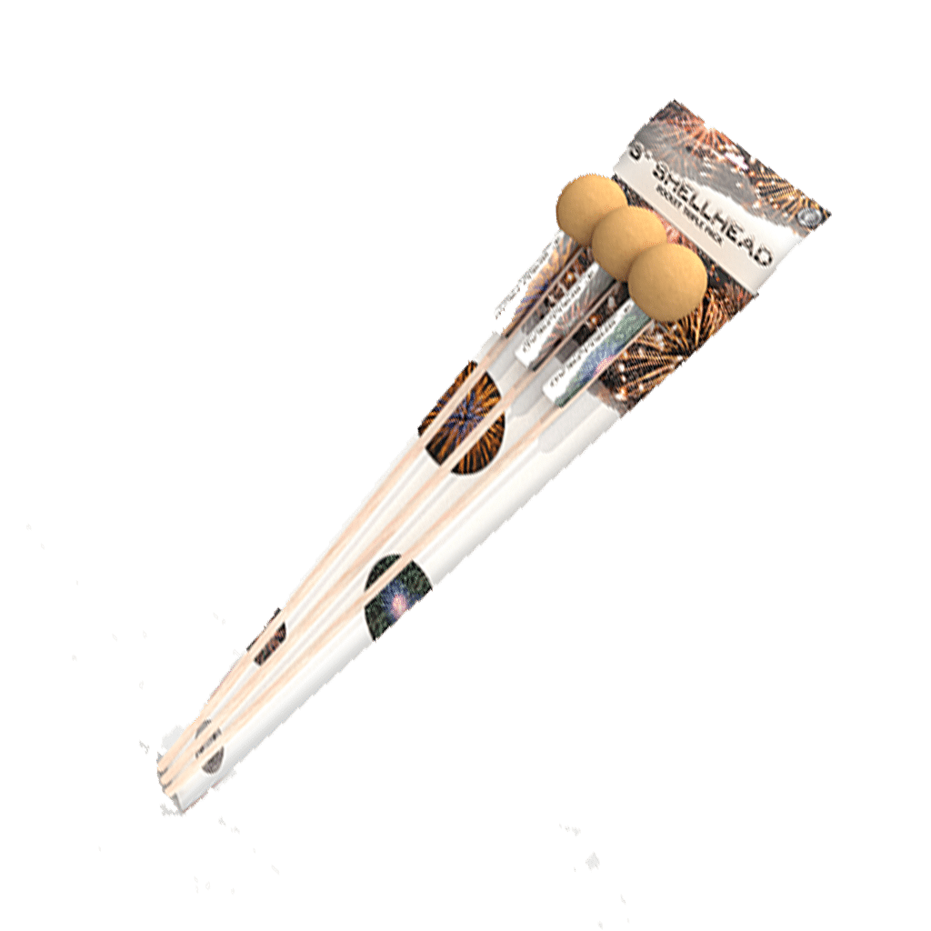 HUGE 3" Shell Head rocket pack - lovefireworks.co.uk