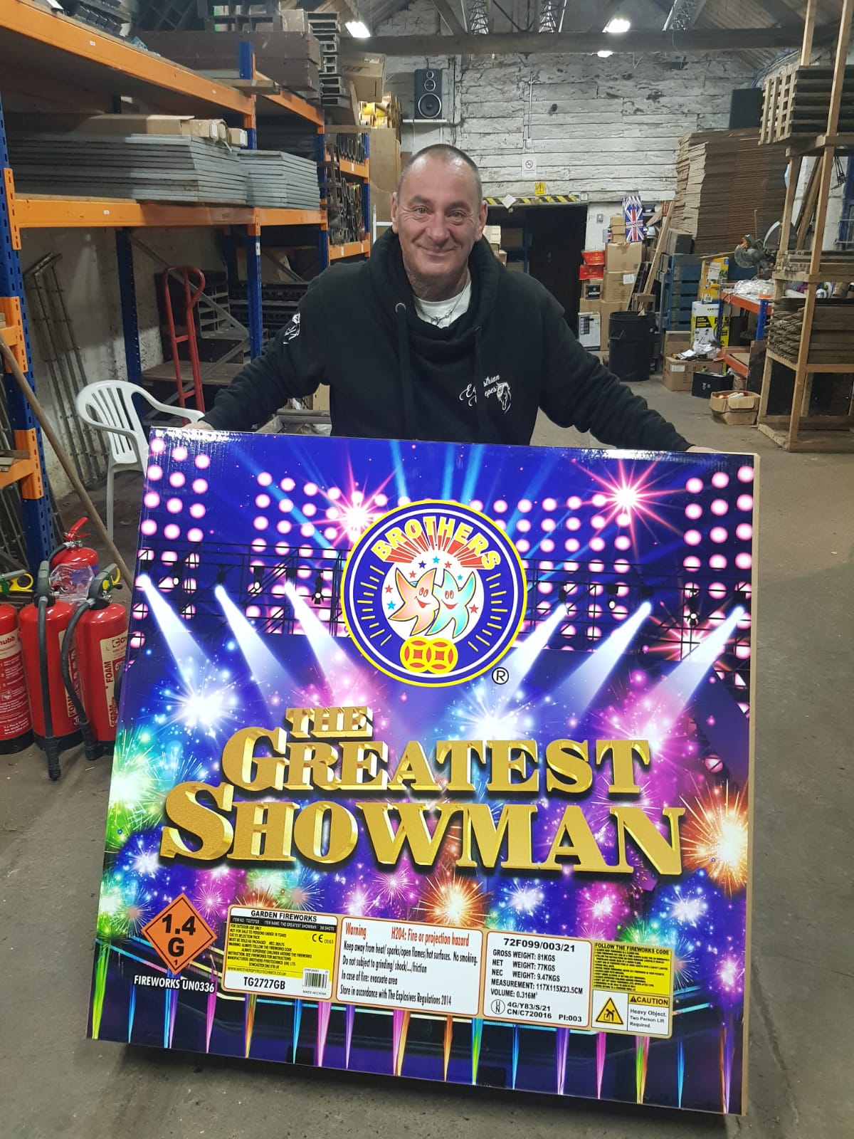 The Greatest Showman **DRAW TICKET** - lovefireworks.co.uk