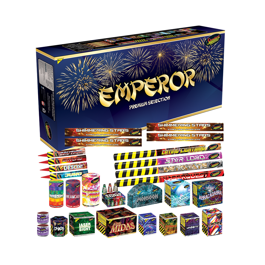 Emperor Fireworks selection box