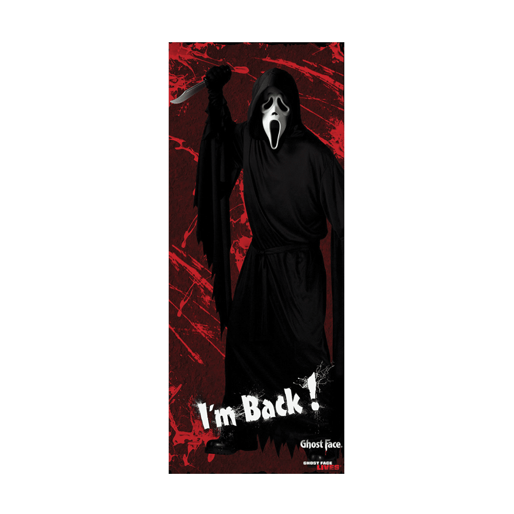 Ghost Face Door Cover - lovefireworks.co.uk