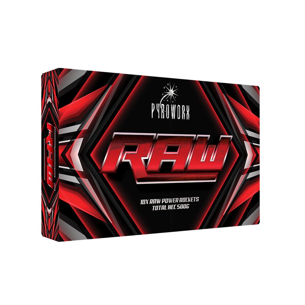 Insane Raw Rocket Pack (10) - lovefireworks.co.uk