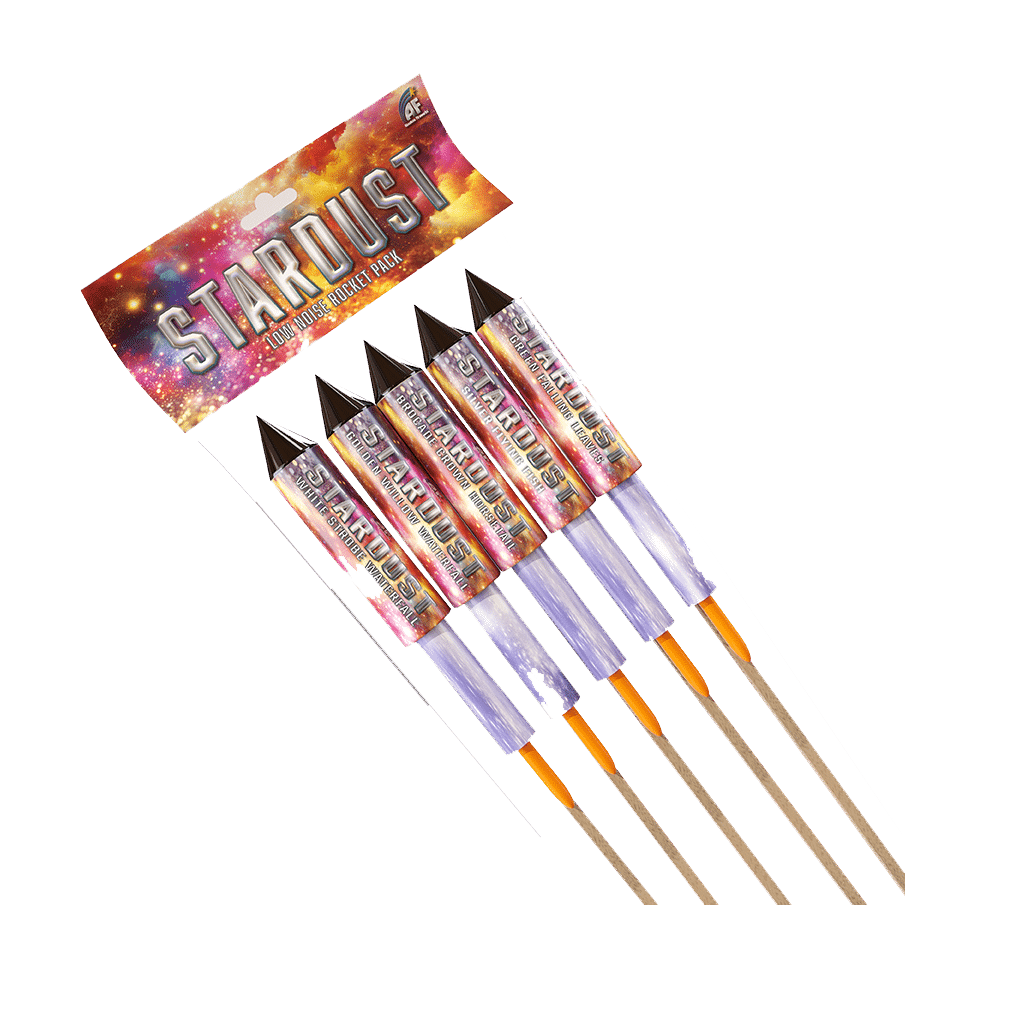 Awesome Stardust low noise rocket pack | lovefireworks.co.uk