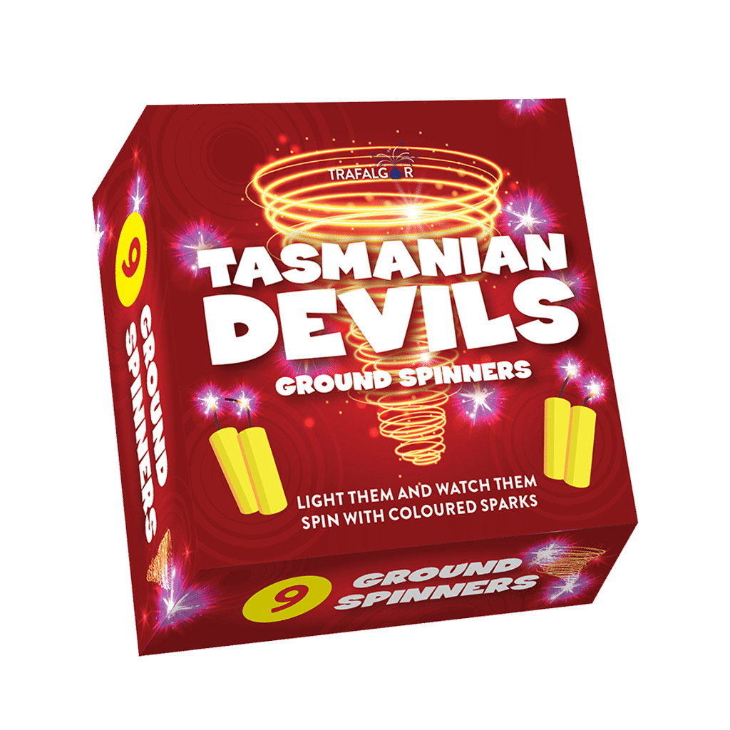 Super Spinning Tasmanian Devils - lovefireworks.co.uk