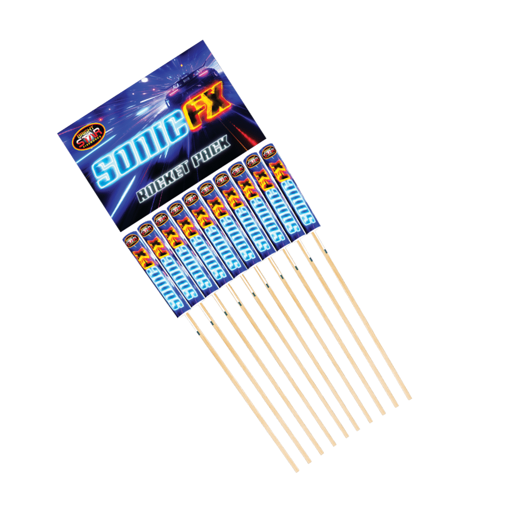 Great fun Sonic FX Rocket Pack - lovefireworks.co.uk