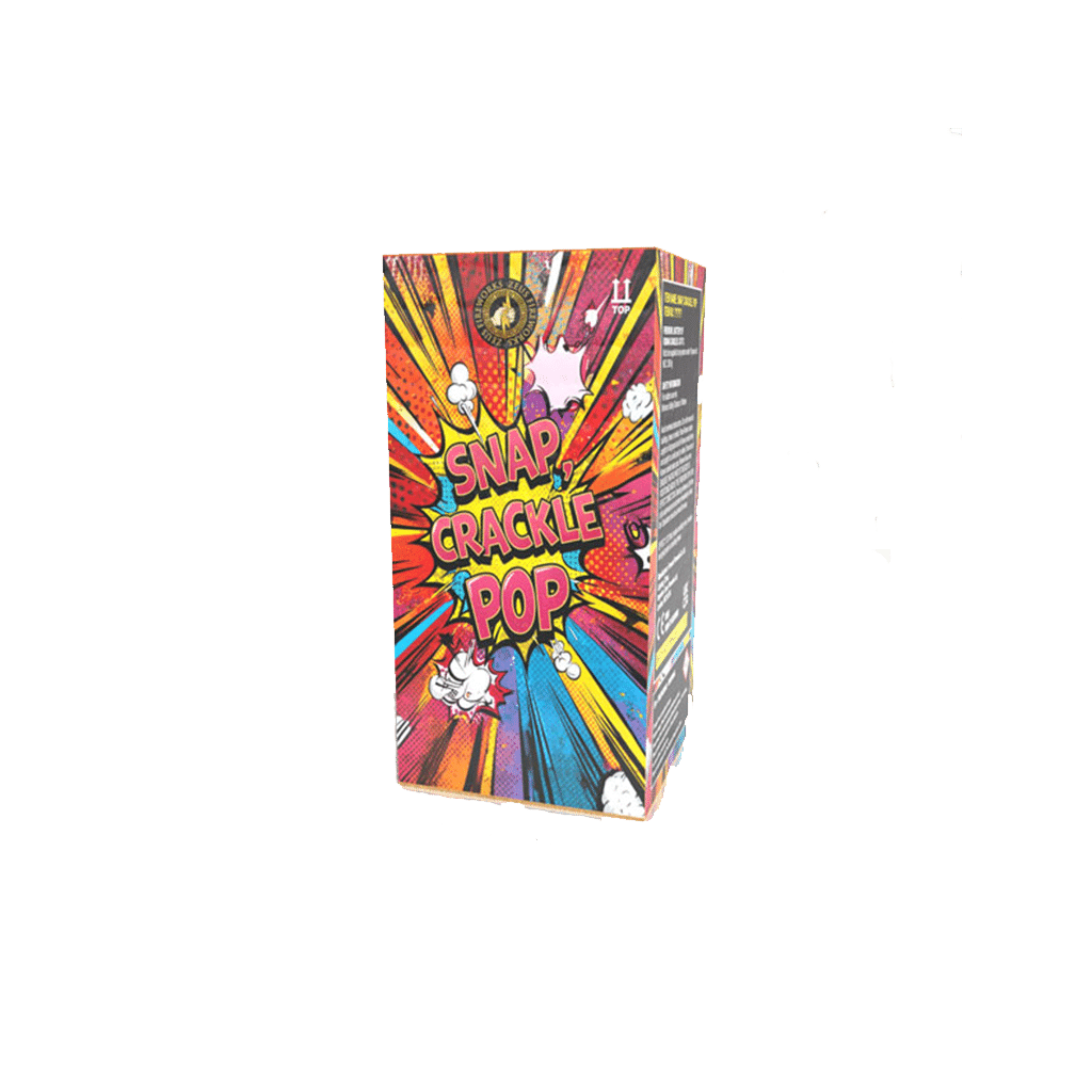 Awesome Snap, Crackle and Pop candle Roman candle - lovefireworks.co.uk